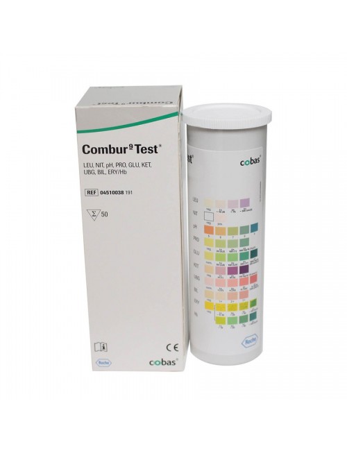 COMBUR 3 TEST / PH-PROTEINES-GLUCOSE (X 50 BANDELETTES)